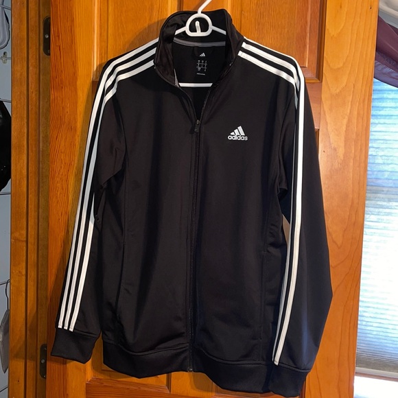 adidas | Tops | Adidas Threestripe Track Jacket | Poshmark